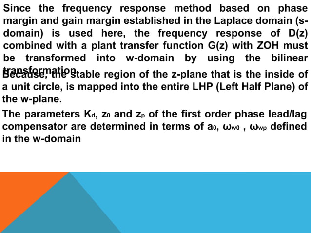 Lag lead compensator design in frequency domain 7th lecture | PPTX