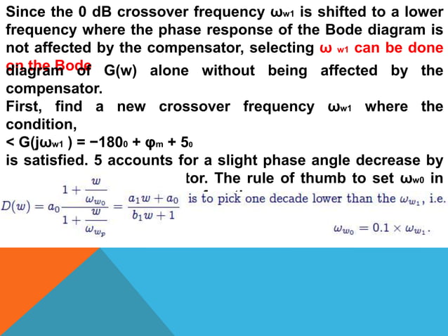 Lag lead compensator design in frequency domain 7th lecture | PPTX