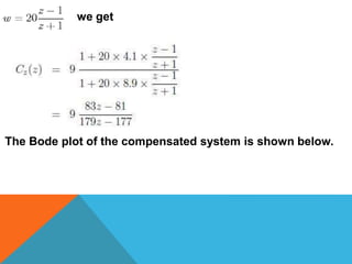Lag lead compensator design in frequency domain 7th lecture | PPTX