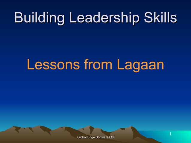 Lagaan leadership1 | PPT
