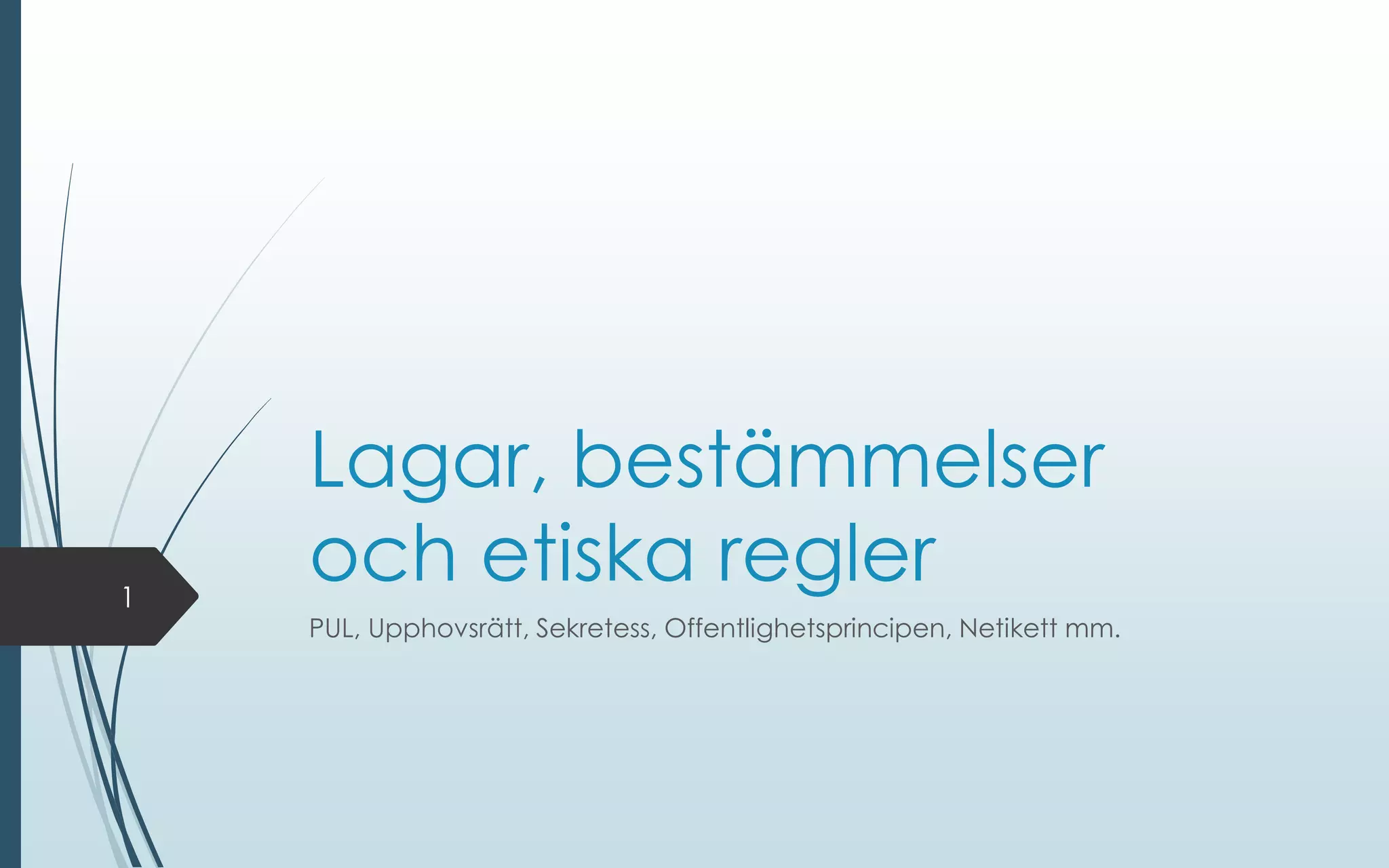 Lagar och regler | PPT