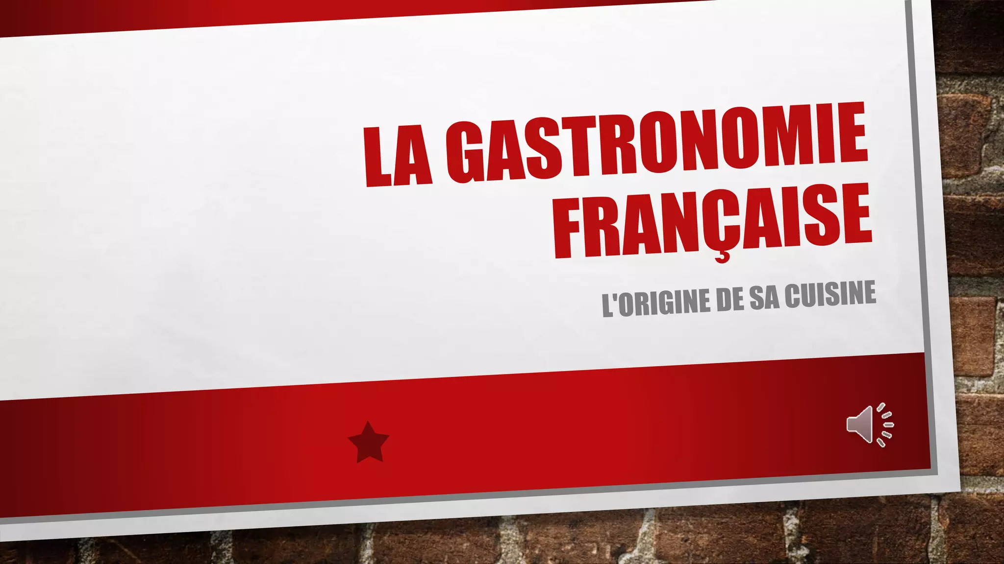 La gastronomie francaise | PPTX