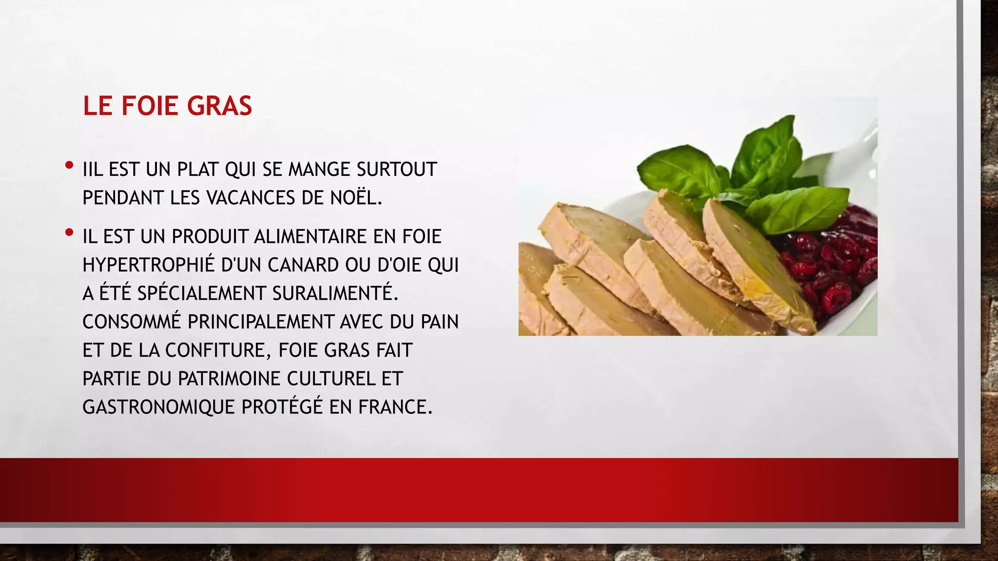 La gastronomie francaise | PPTX