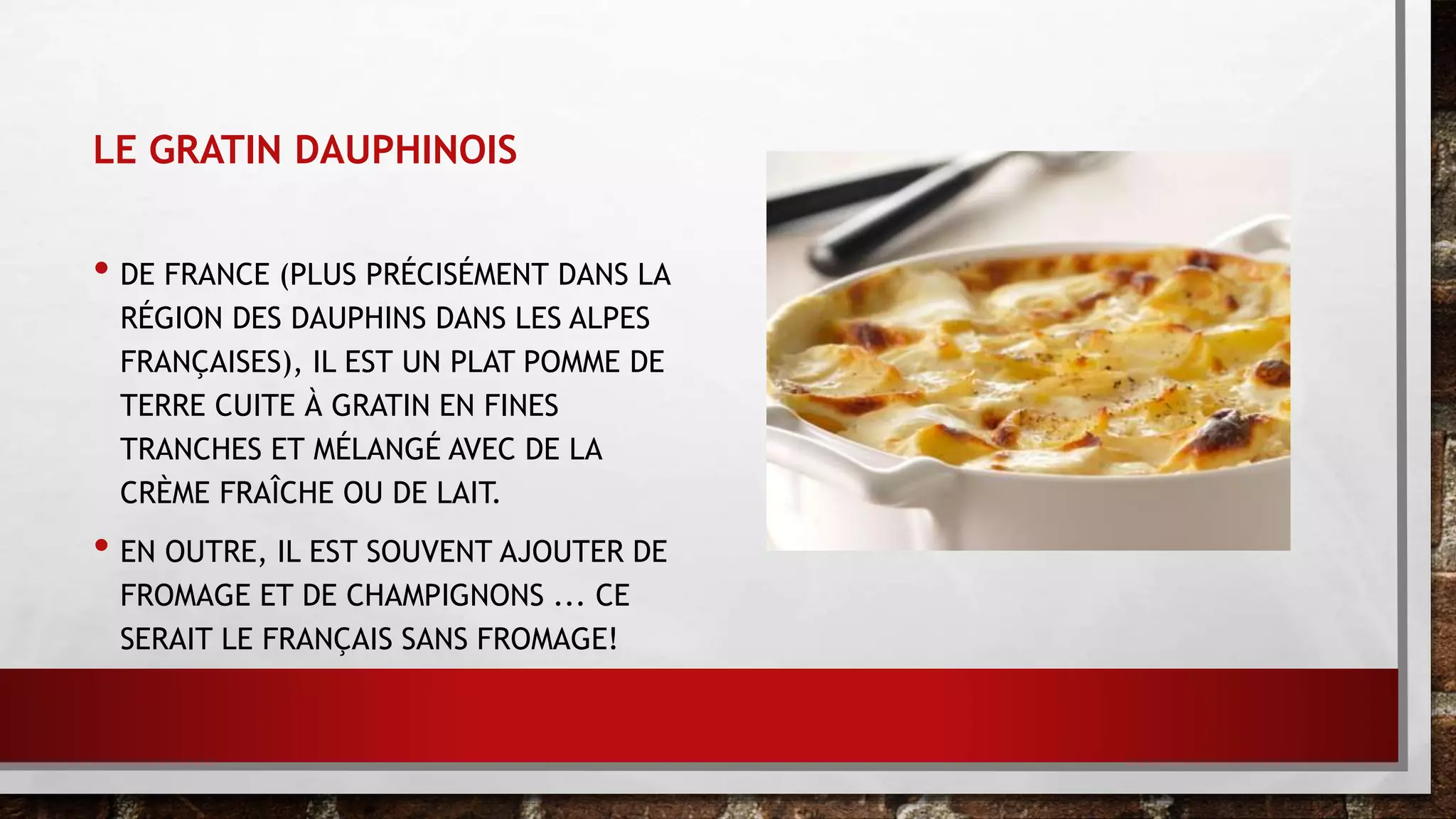 La gastronomie francaise | PPTX