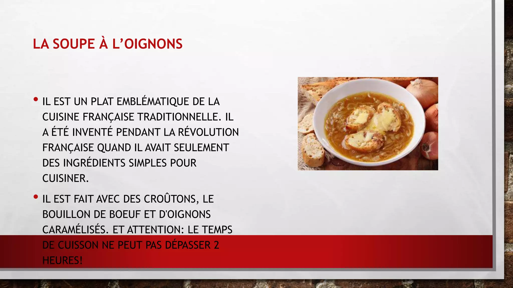 La gastronomie francaise | PPTX