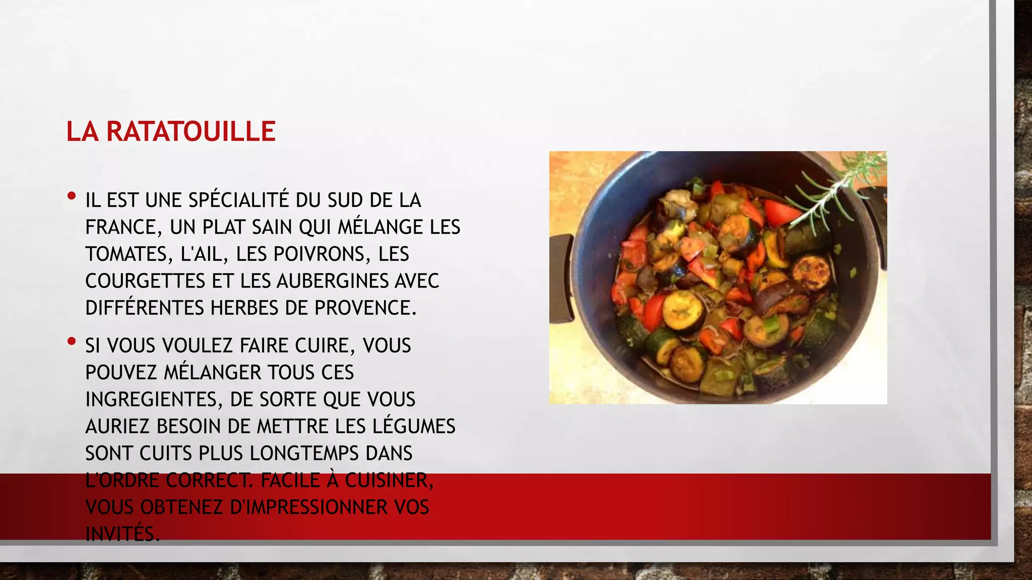 La gastronomie francaise | PPTX