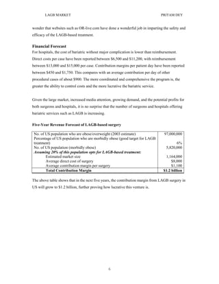 Laparoscopic Adjustable Gastric Banding (LAGB) | PDF