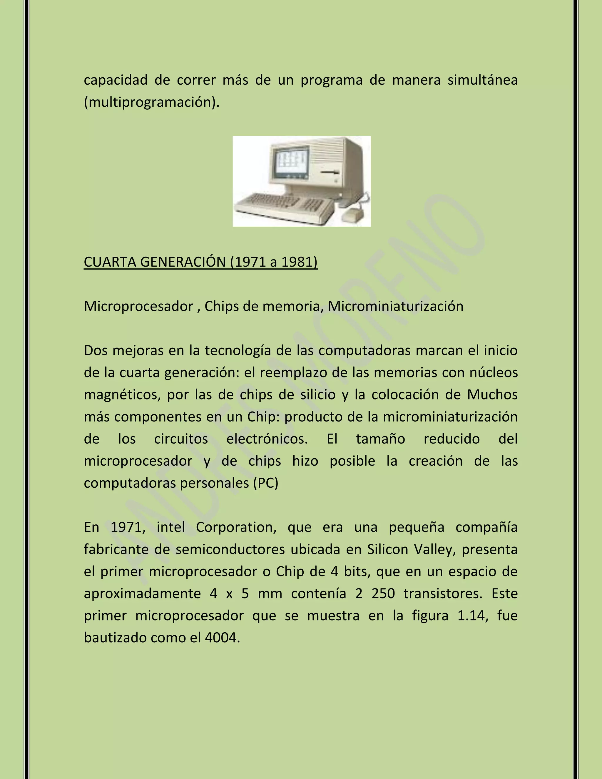 La generacion de las computadoras y la realidad aumentada | PDF