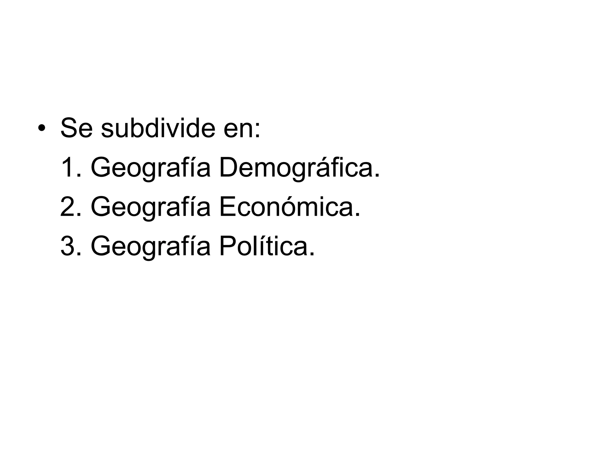 La geografía | PPT