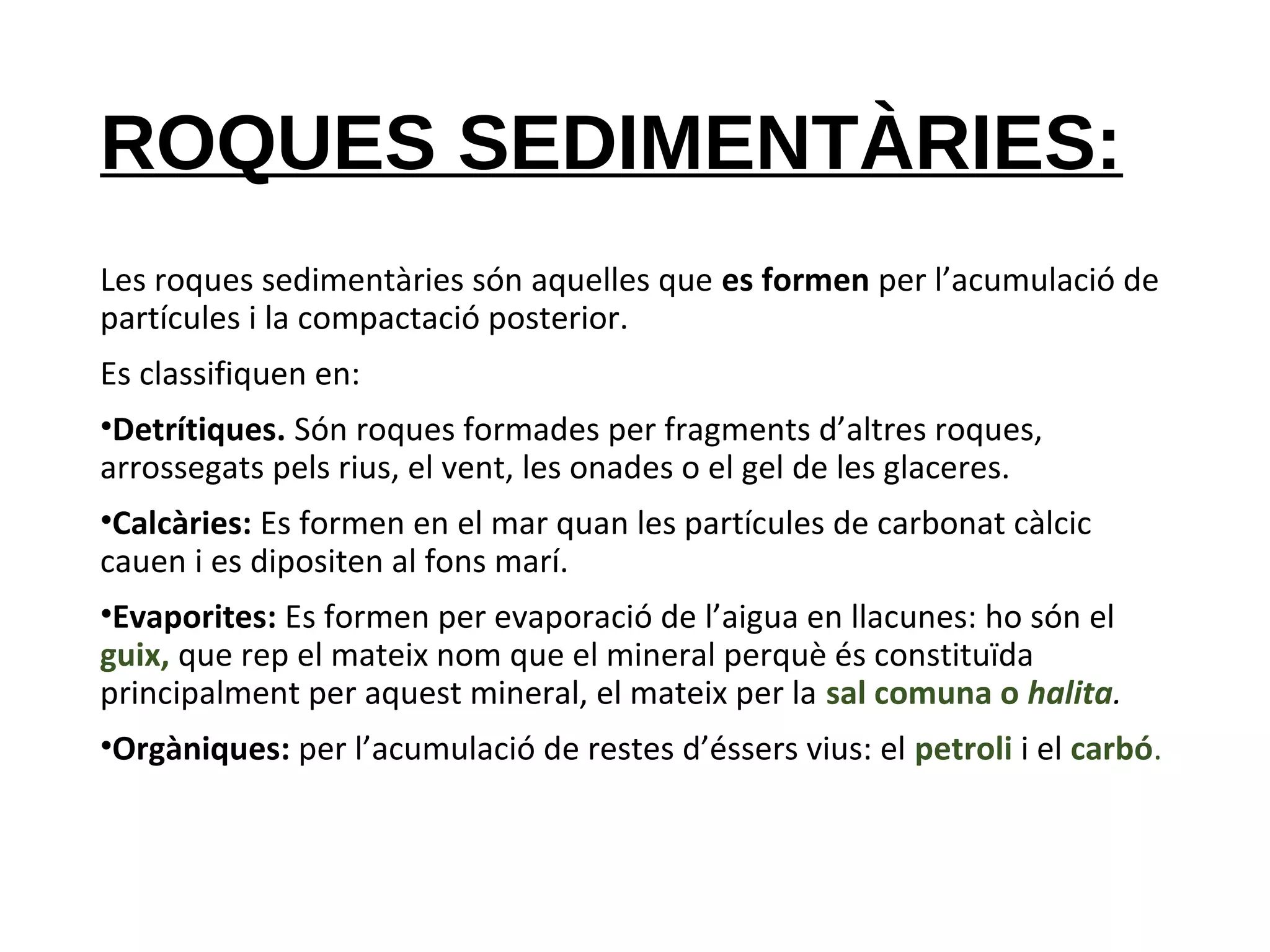 La geosfera iii les roques | PPT