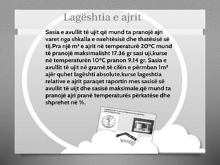 Lageshtia e ajrit , e diana gjini | PPTX
