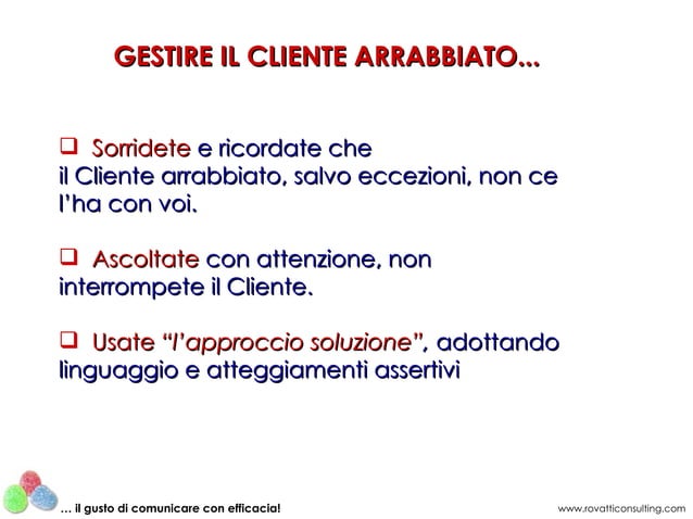 La Gestione Del Cliente | PPT | Free Download