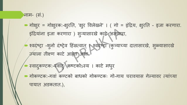 Laghupanchamul+ shaliparni + prushniparni + bruhati + kantakari ...
