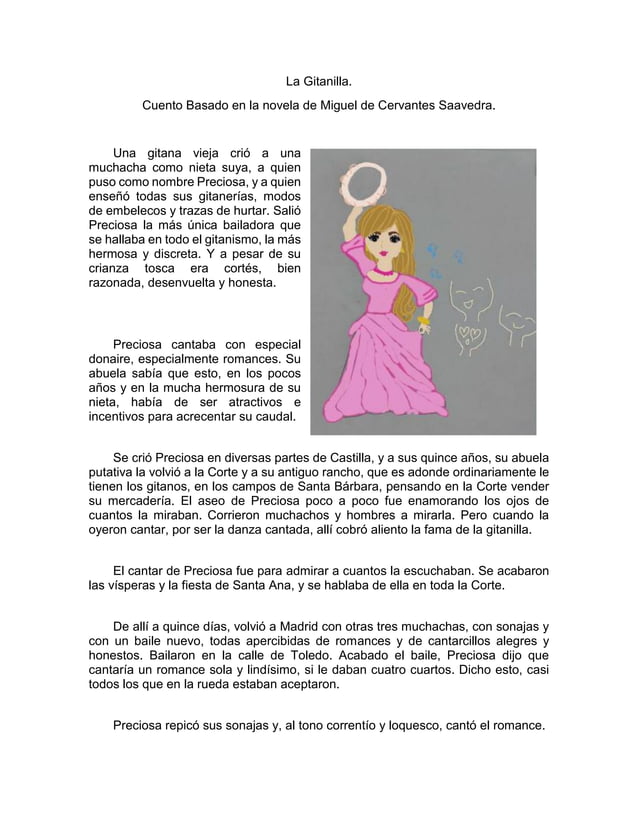 La gitanilla cuento e imagenes 419 | PDF