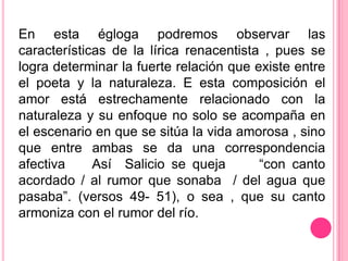 La égloga | PPTX
