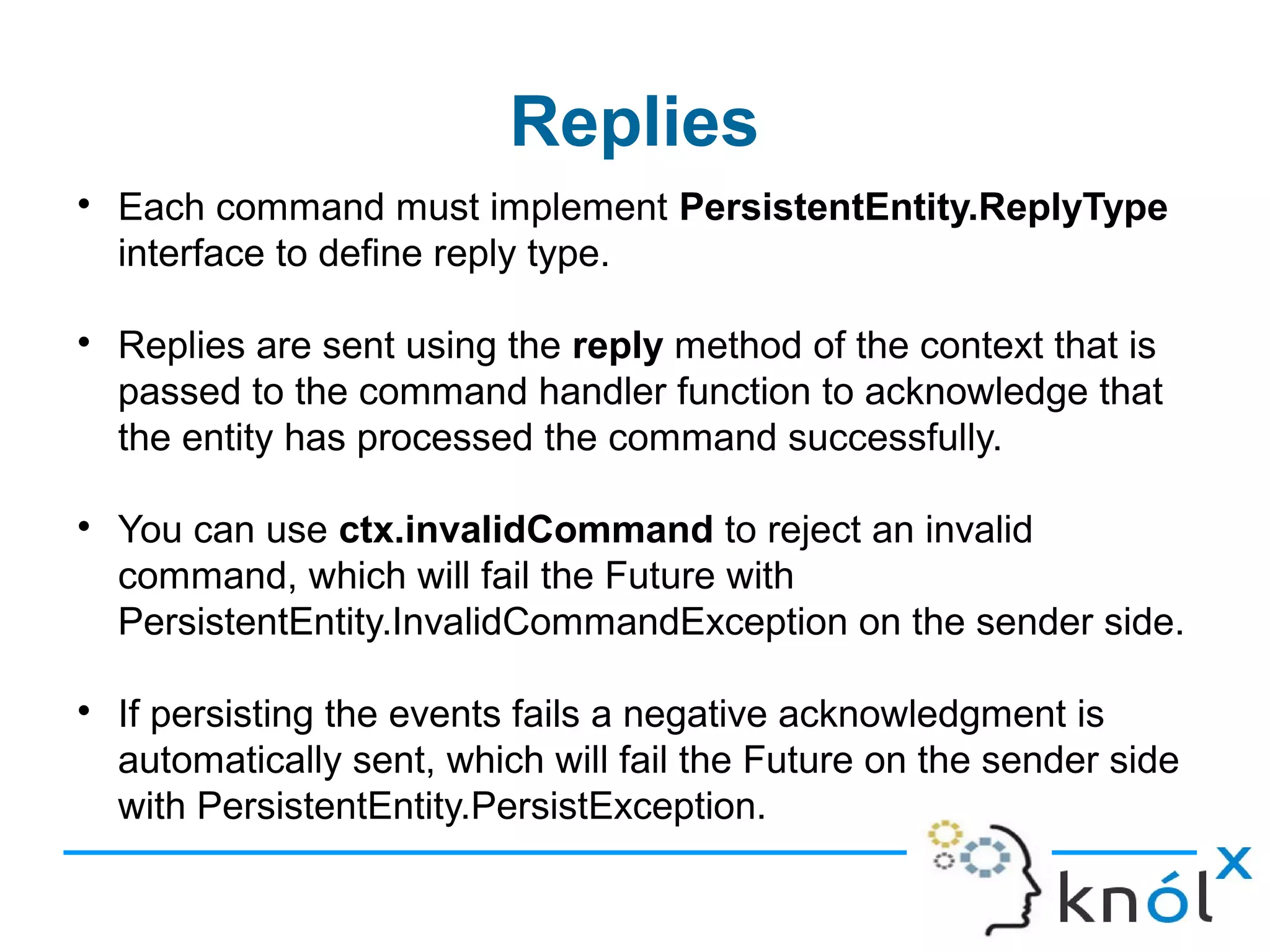 Lagom - Persistent Entity | ODP