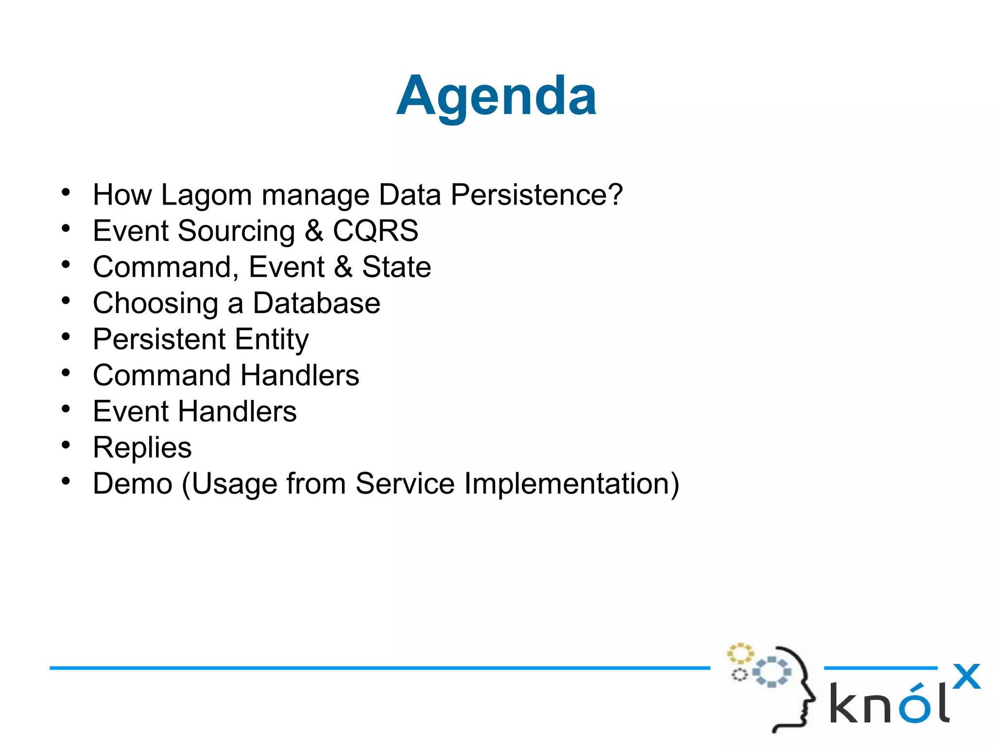 Lagom - Persistent Entity | ODP