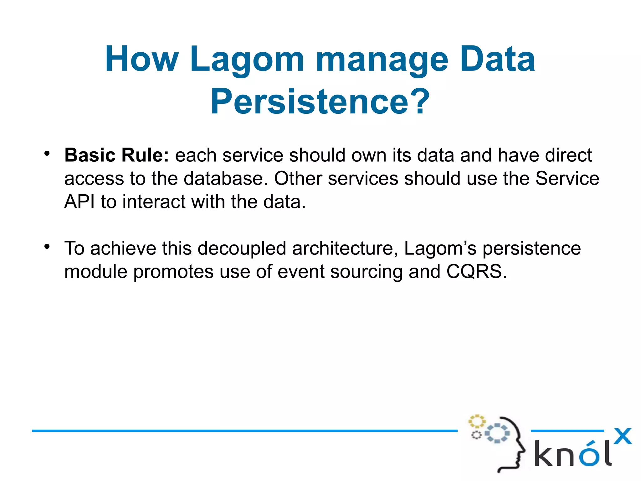 Lagom - Persistent Entity | ODP