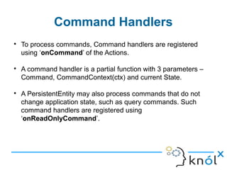 Lagom - Persistent Entity | ODP