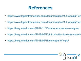 Lagom - Persistent Entity | ODP