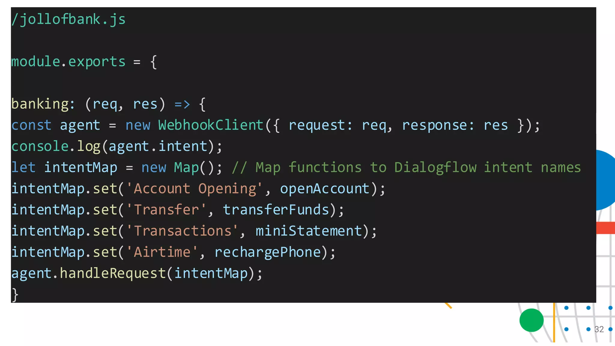 Developing Chatbots with Google DialogFlow | PPTX