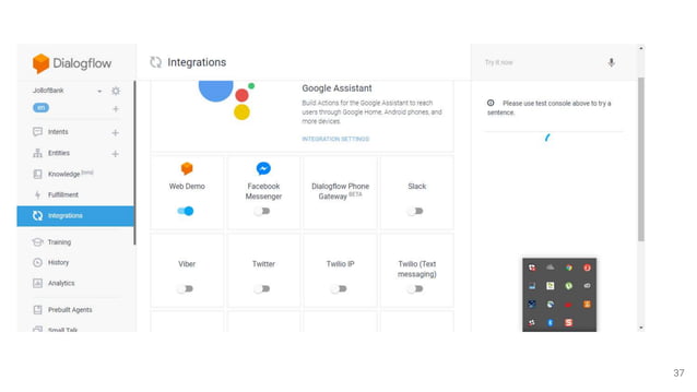 Developing Chatbots with Google DialogFlow | PPTX