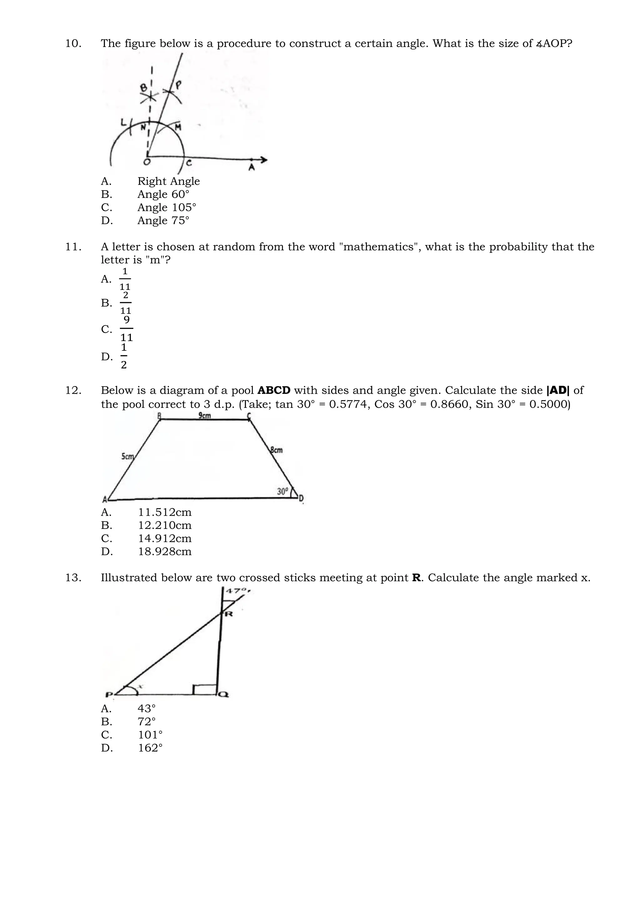 Lagos State Examination Board BECE Past Questions.pdf