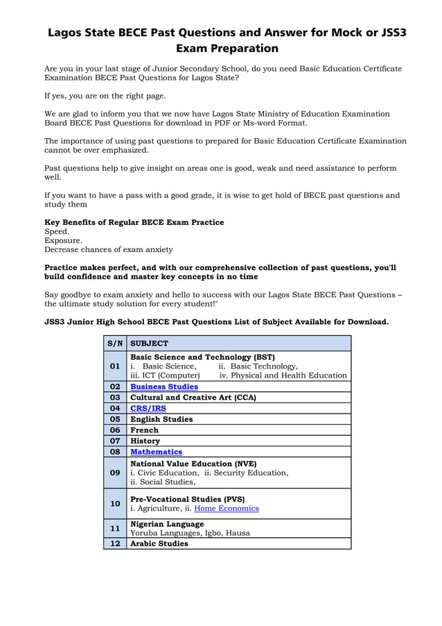 Lagos State Examination Board BECE Past Questions.pdf