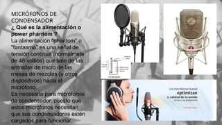 LA GRABACIÓN del sonido tipos de microfonia.pptx