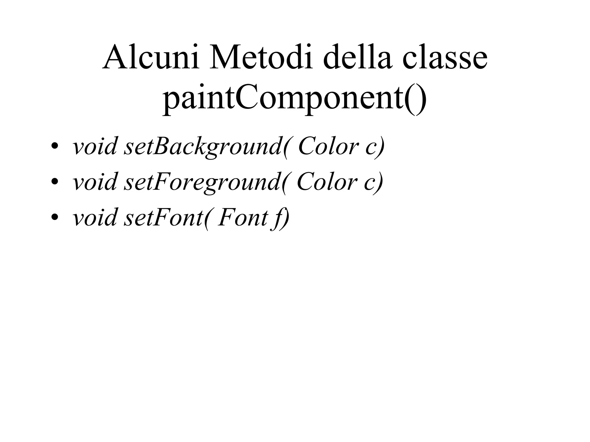 La Grafica Con Java | PPT