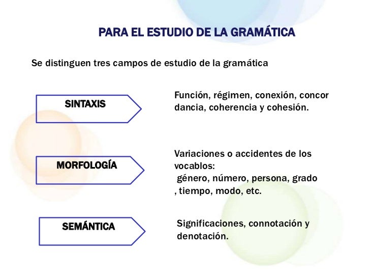La gramática