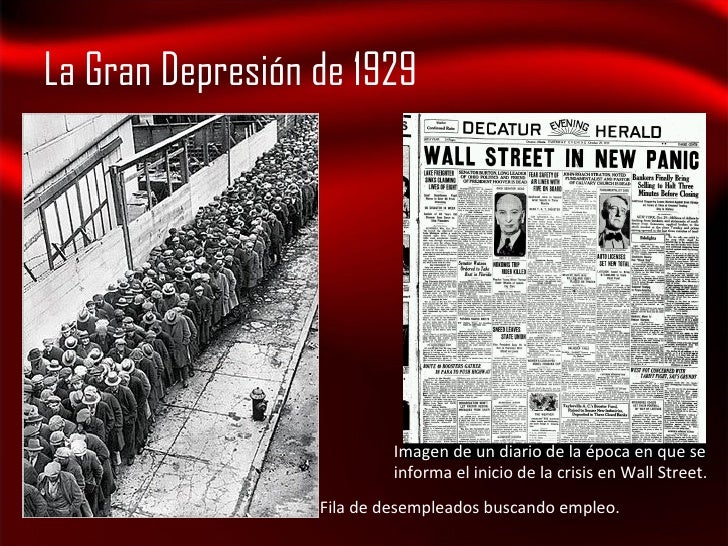 La gran depresión de 1929