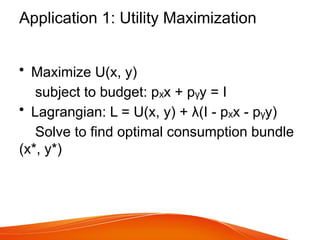 Lagrange Multiplier in Economics A Total for Constrained Optimization ...