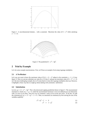 Lagrange multipliers | PDF