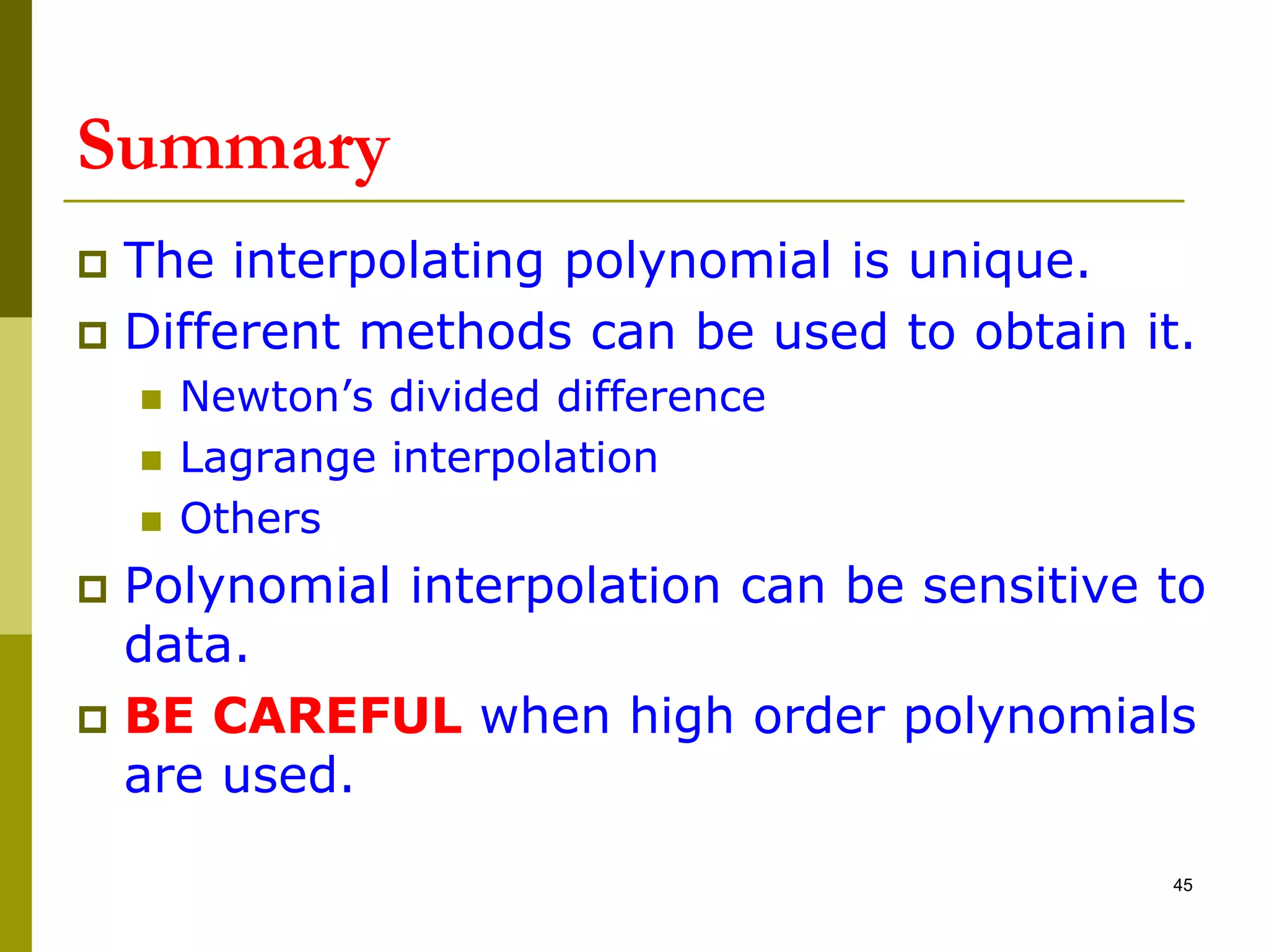 lagrange and newton divided differences.ppt