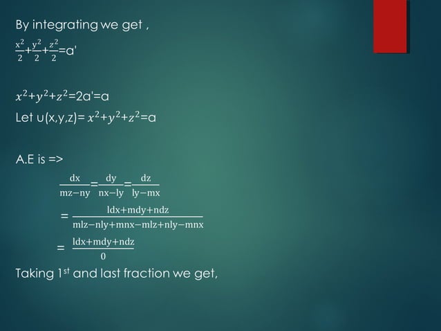 Lagrange equation and its application | PPT