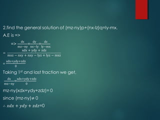Lagrange equation and its application | PPT