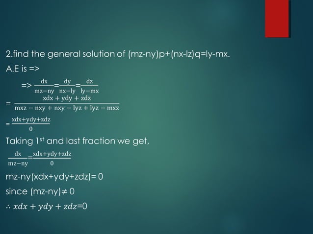 Lagrange equation and its application | PPT