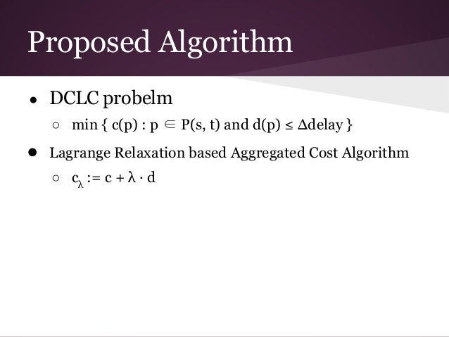 141031lagrange Relaxation Based Method For The Qos Routing Problem 
