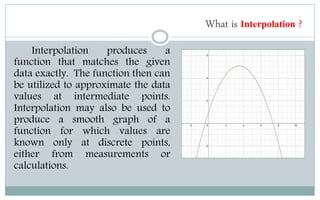 Lagrange’s interpolation formula | PPTX