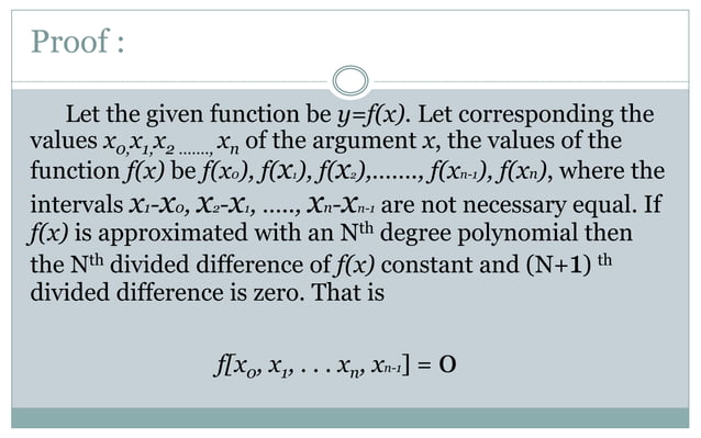 Lagrange’s interpolation formula | PPTX