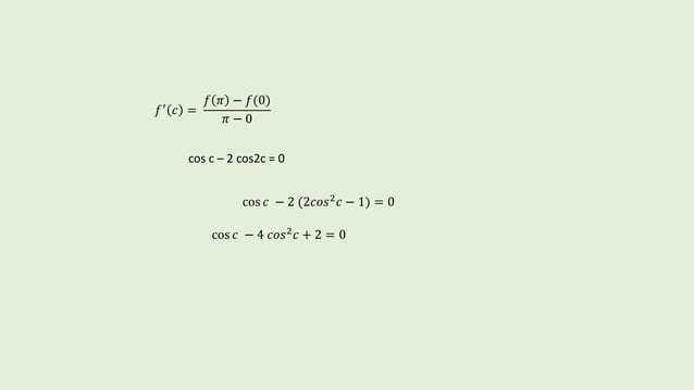 QUICK METHOD OF LEARNING LAGRANGE'S MEAN VALUE THEOREM | PPTX | Physics | Science