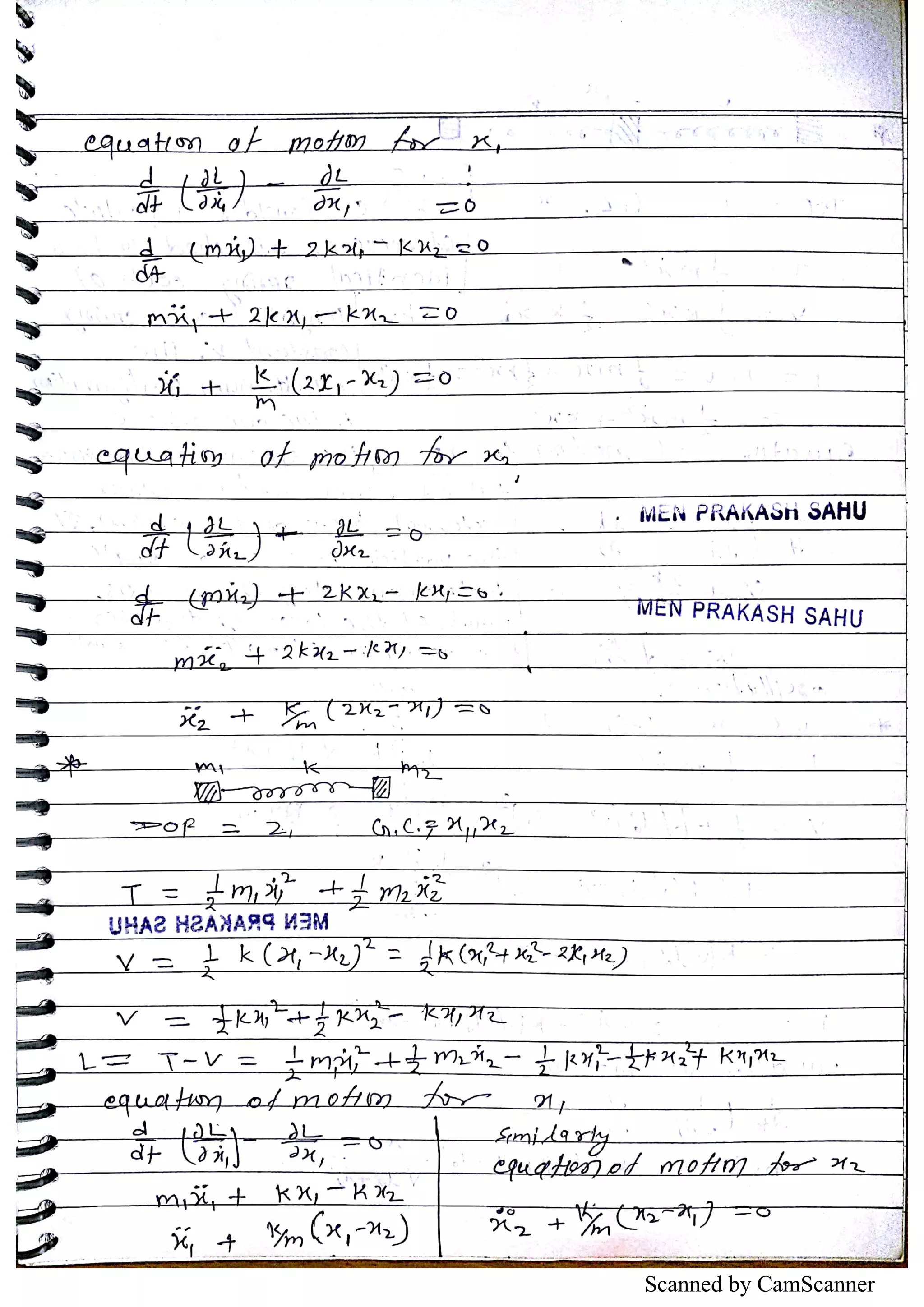 Lagrangian dynamics (CLASSICAL MECHANICS ) | PDF
