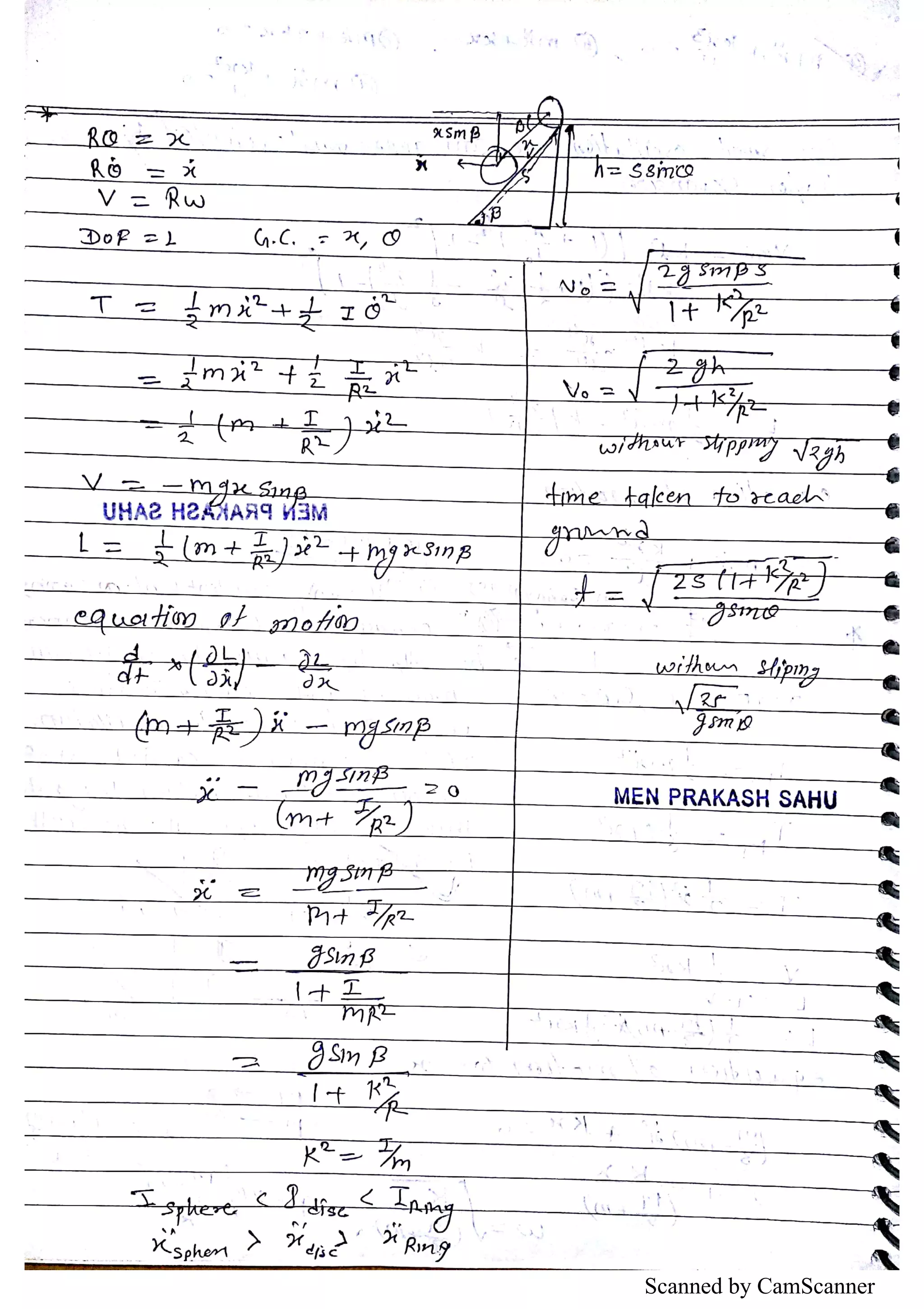Lagrangian dynamics (CLASSICAL MECHANICS ) | PDF