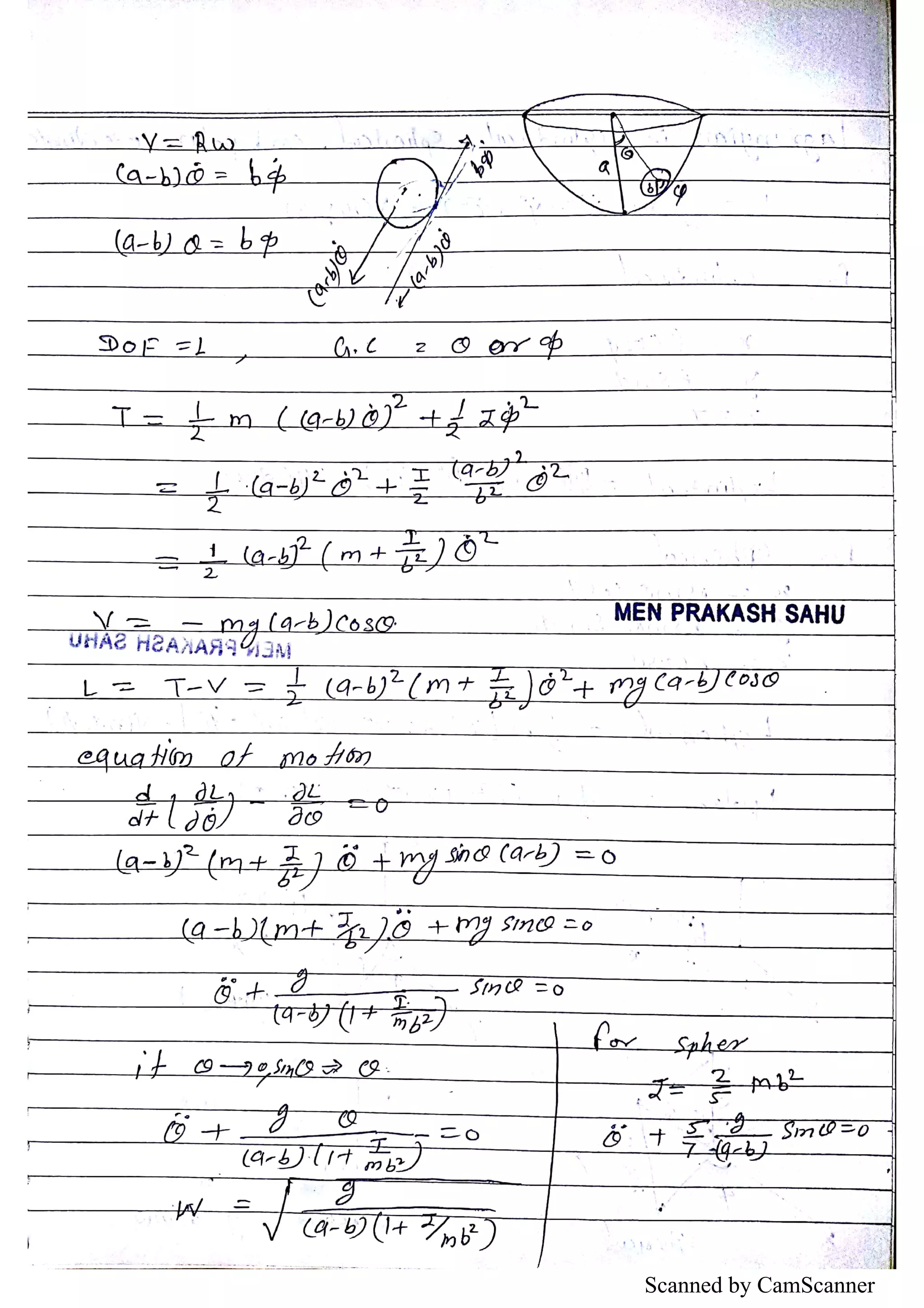 Lagrangian dynamics (CLASSICAL MECHANICS ) | PDF