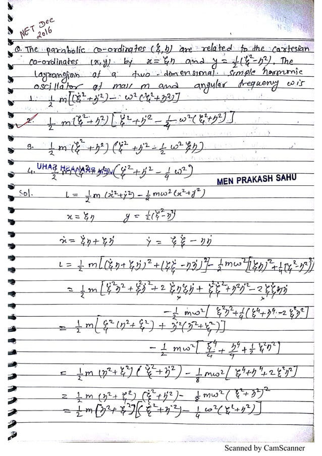 Lagrangian dynamics (CLASSICAL MECHANICS ) | PDF