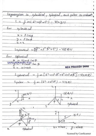 Lagrangian dynamics (CLASSICAL MECHANICS ) | PDF