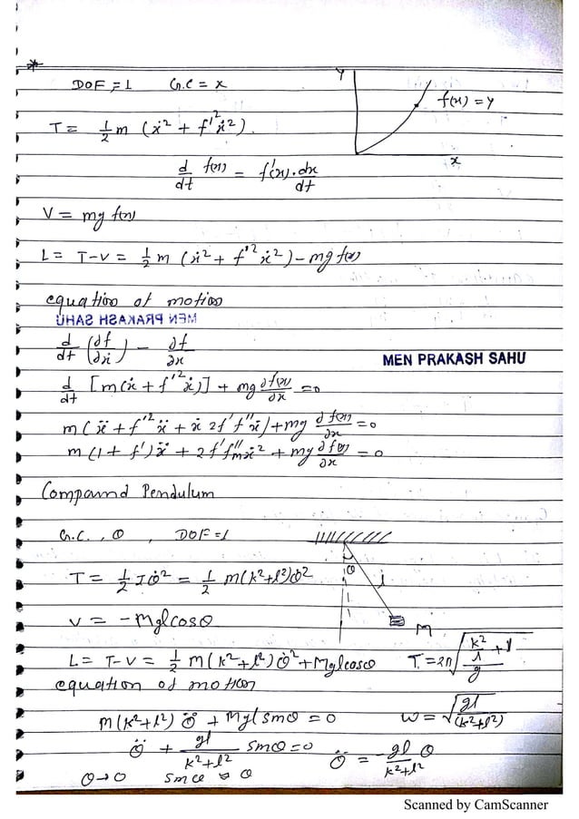 Lagrangian dynamics (CLASSICAL MECHANICS ) | PDF