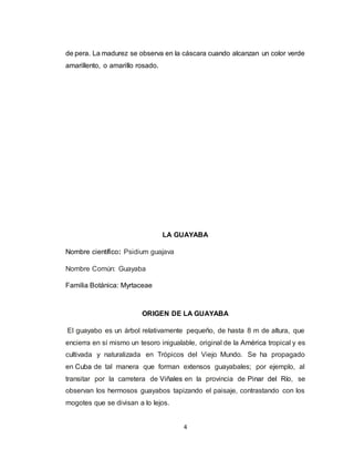 La guayaba | DOCX