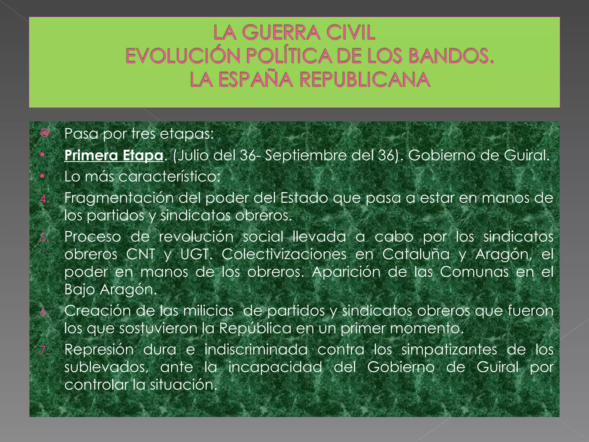 La Guerra Civil Española (1936-1939) | PPT